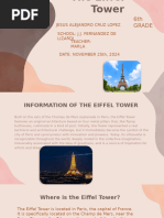 Eiffel Tower Vocabulary and Facts | PDF