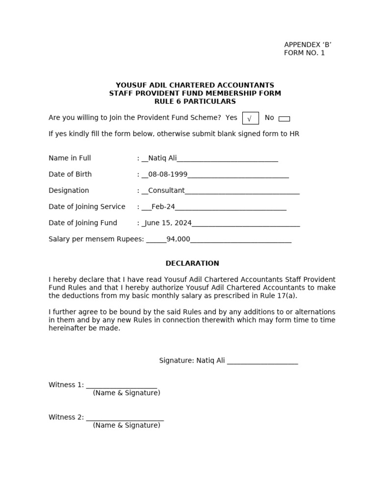 Employees Provident Fund - 1.1 | PDF