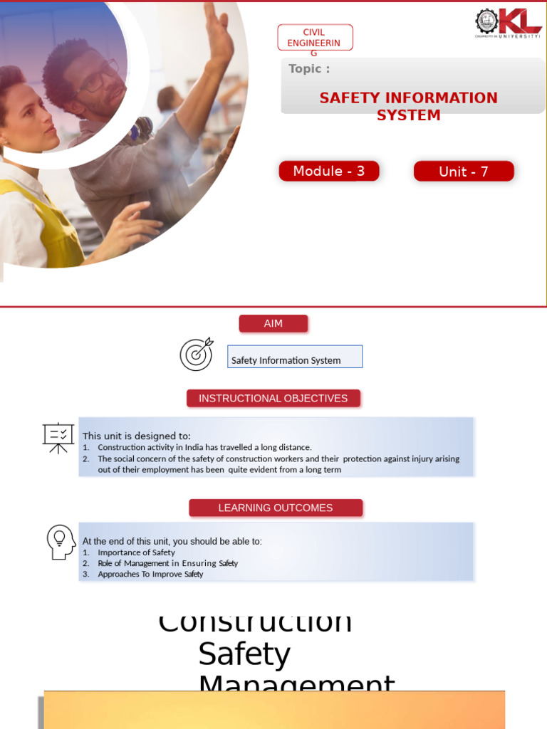 Construction Safety Management Guide | PDF | Occupational Safety And ...