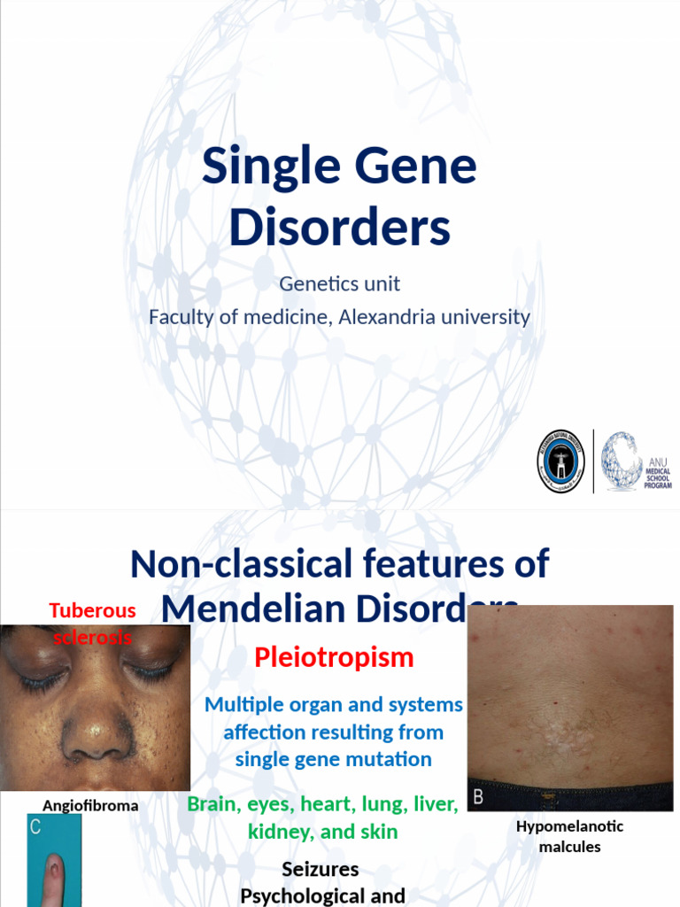 Understanding Single Gene Disorders | PDF | Genetic Disorder ...