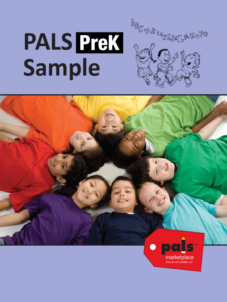 Pals Prek Sample Assessment Form | PDF | Literacy | Linguistics