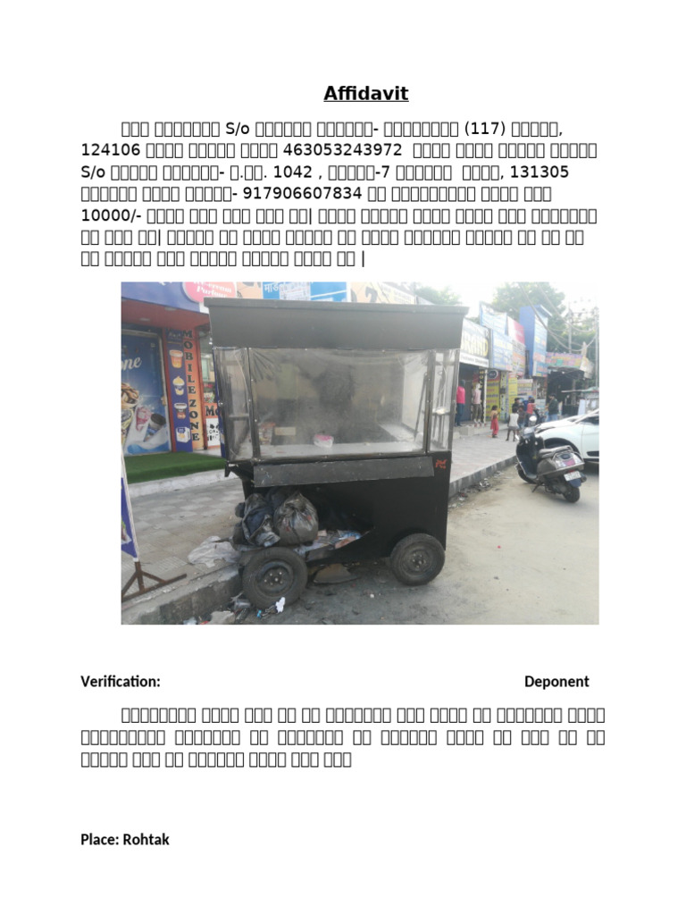 Affidavit Himanshu | PDF