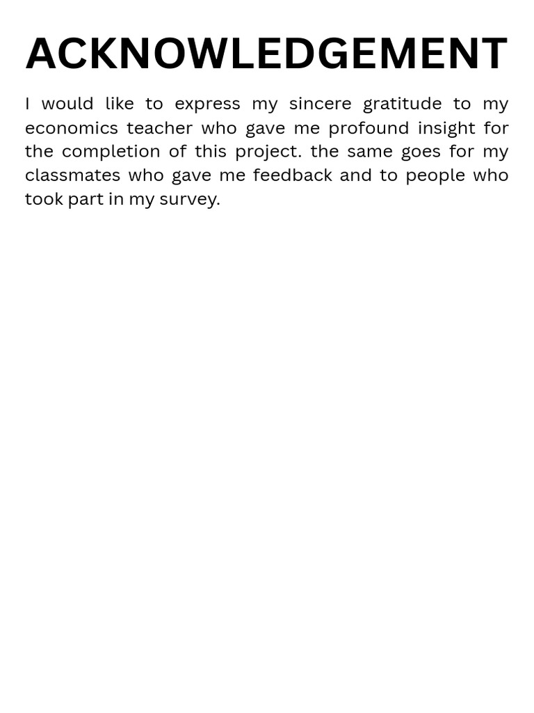 Project Acknowledgements | PDF