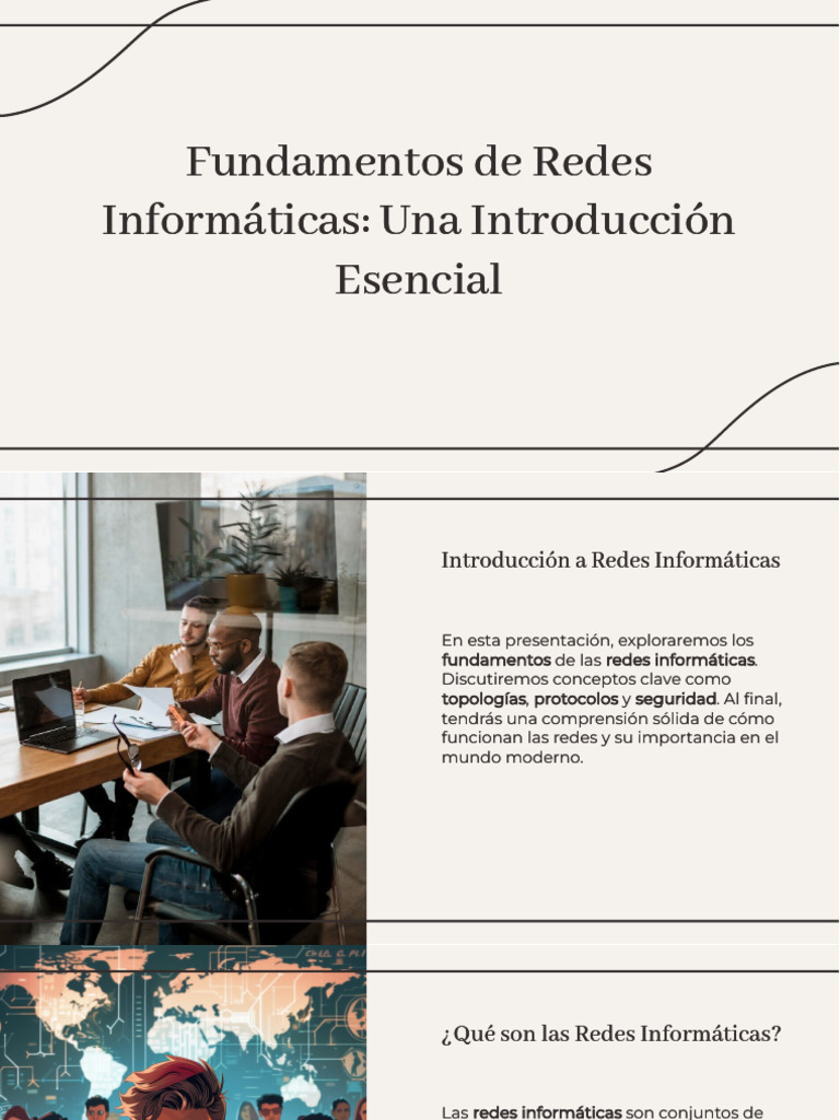 Fundamentos de Redes Informáticas | PDF