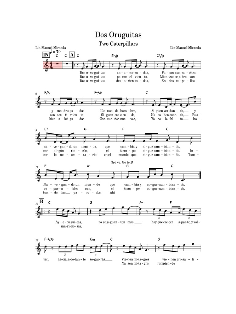 dos oruguitas | PDF