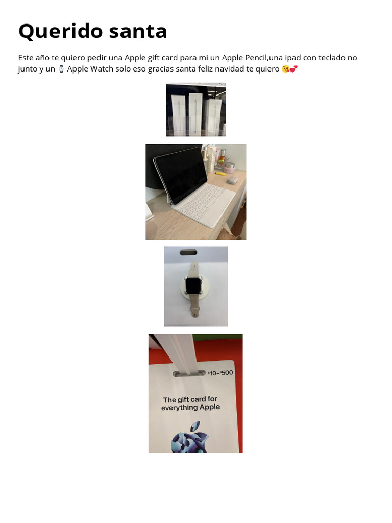 Querido Santa ? ? PDF | PDF