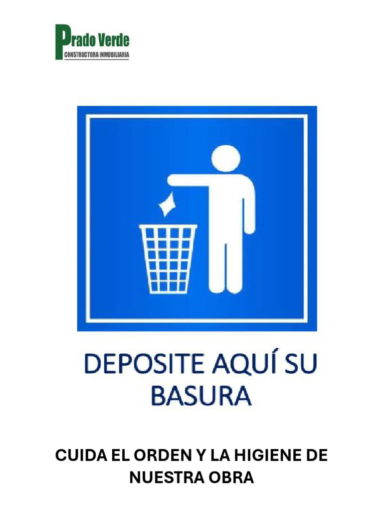 Señaletica Bote Su Basura Aqui | PDF