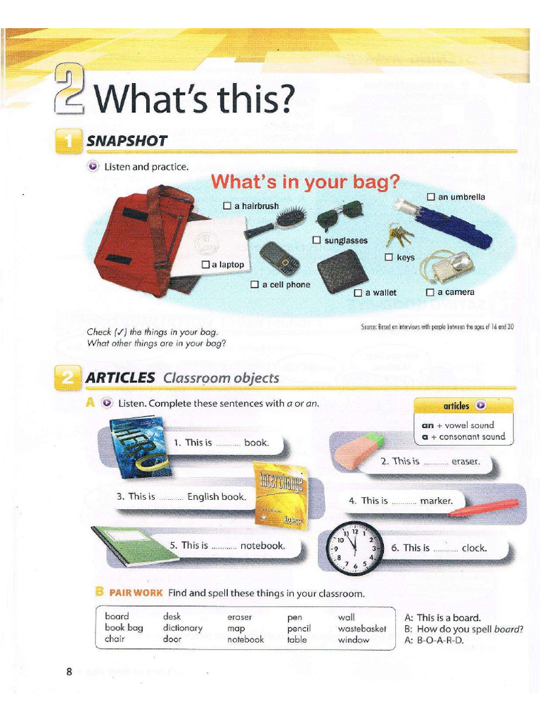 Interchange - Unit 2 | PDF