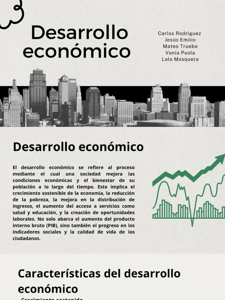 Claves del Desarrollo Económico | PDF | Desarrollo economico | Producto ...