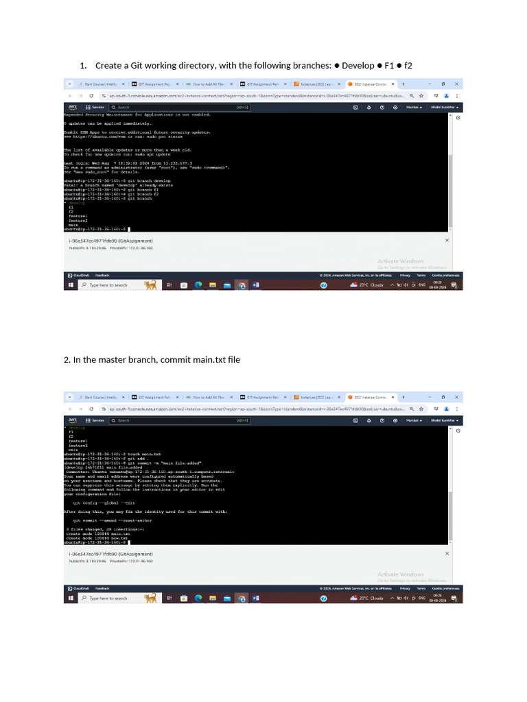 Git Assignment-3 | PDF