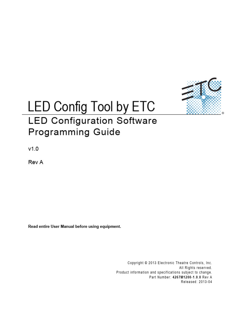 ETC Gadget - Programming - Guide | PDF | Light Emitting Diode | Color