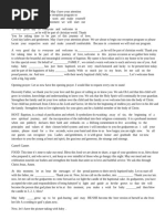 Baptism Reception Program Flow | PDF