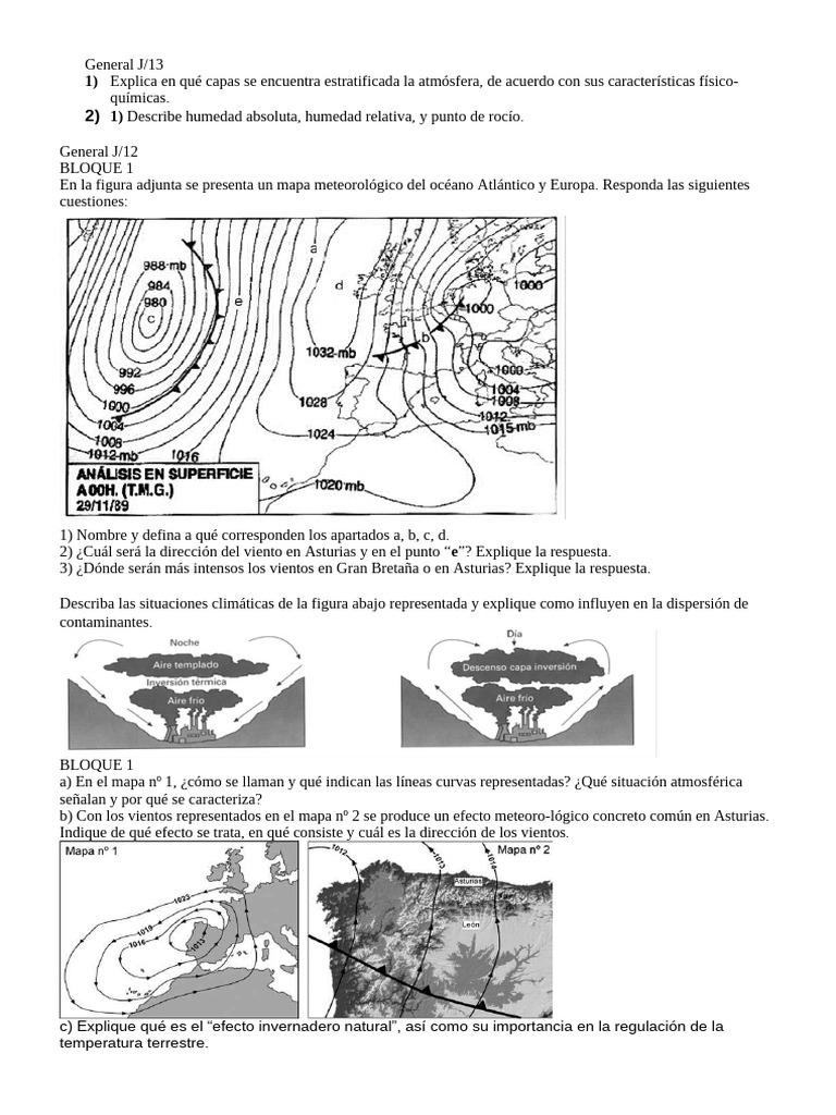 Capas y Humedad de la Atmósfera | PDF | Humedad | Vapor de agua