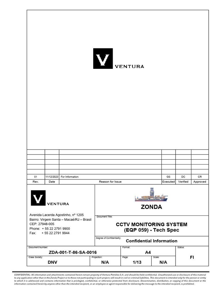Zda-001-T-86-Sa-0016 - Rev 01 | PDF | Computer Security | Security
