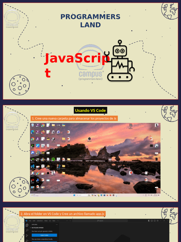 Programmers Land: Javascrip T | PDF | Script Java | HTML
