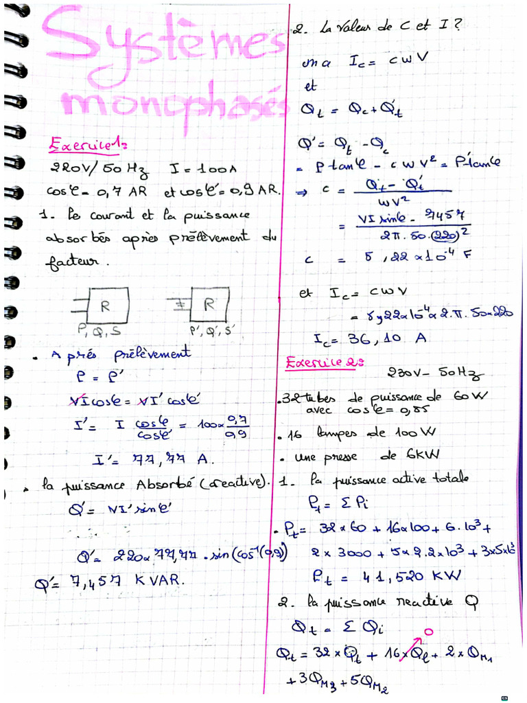 Corr TD Électrotechnique | PDF