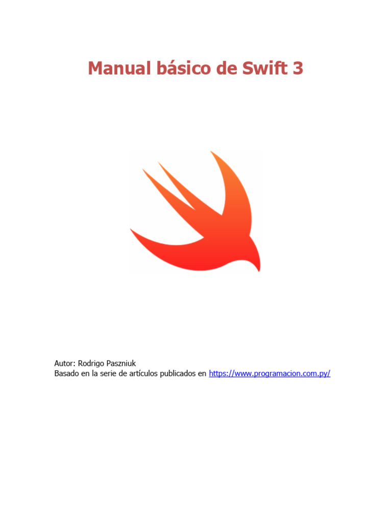 Manual Basico de Swift 3 | PDF | Clase (Programación informática ...