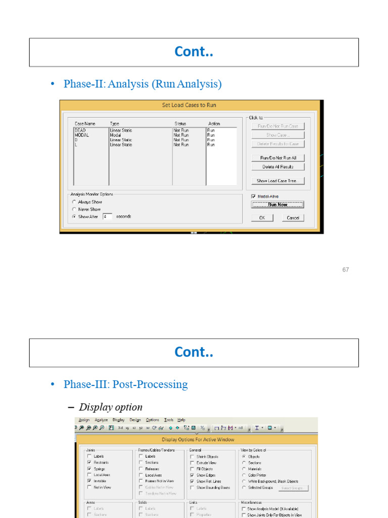 Lec 3. SAP Basics - Modelling, Analysis, Design (Autosaved) | PDF | Beam (Structure ...
