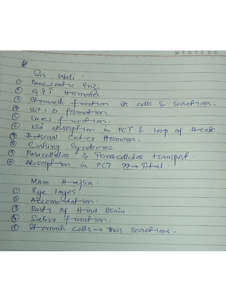 2nd Physio VIVA - GMC 04 | PDF