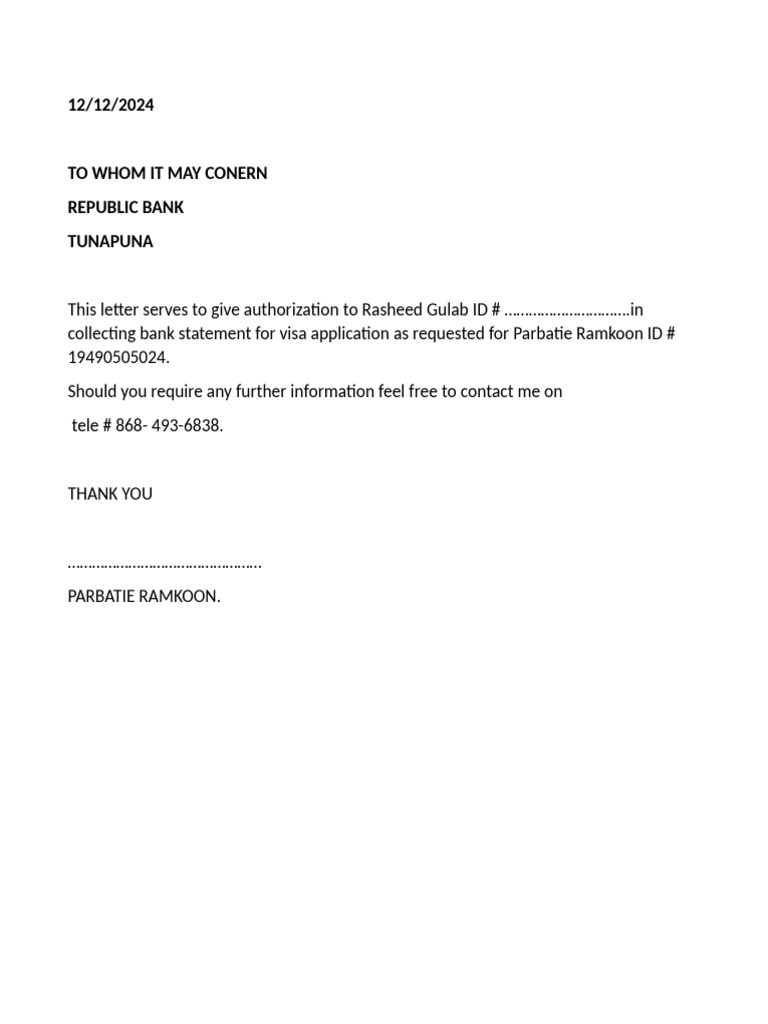 Par Letter | PDF