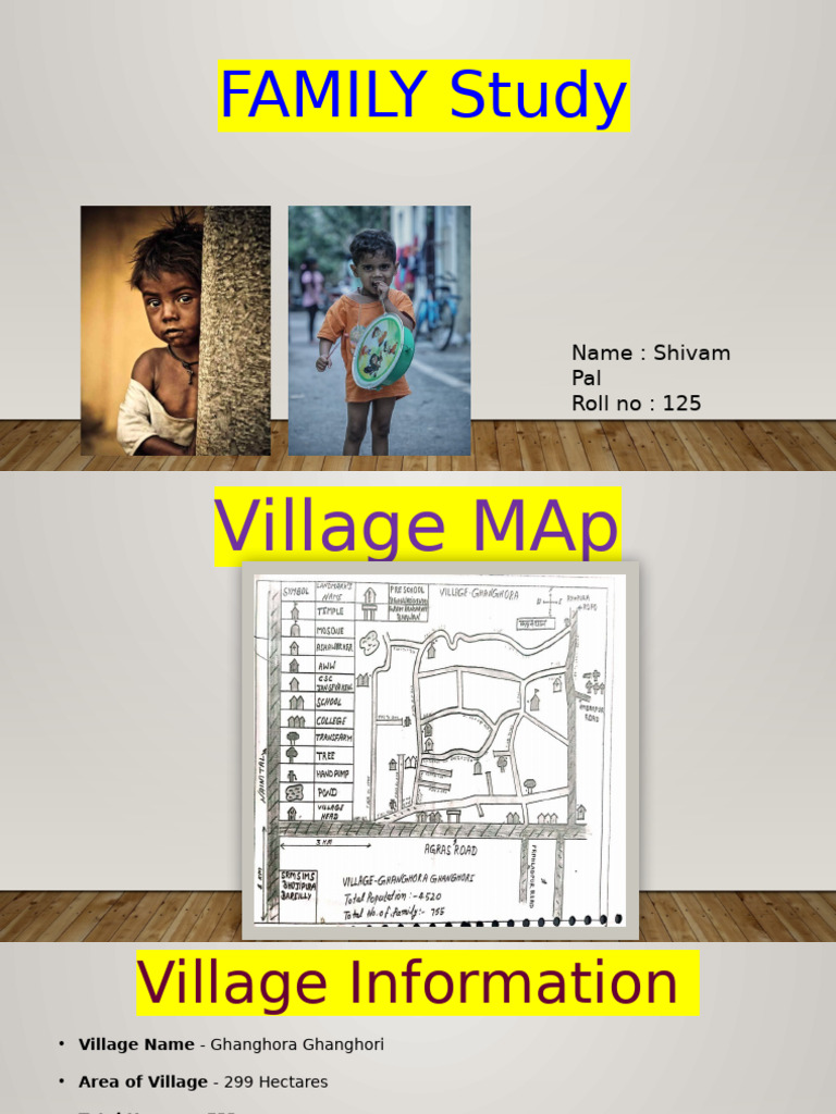 FAMILY Study: Name: Shivam Pal Roll No: 125 | PDF | Sanitation | Tuberculosis