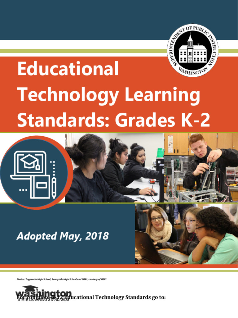 Grades K 2 Edtech Standards 2018 | PDF | Computer Virus | Malware