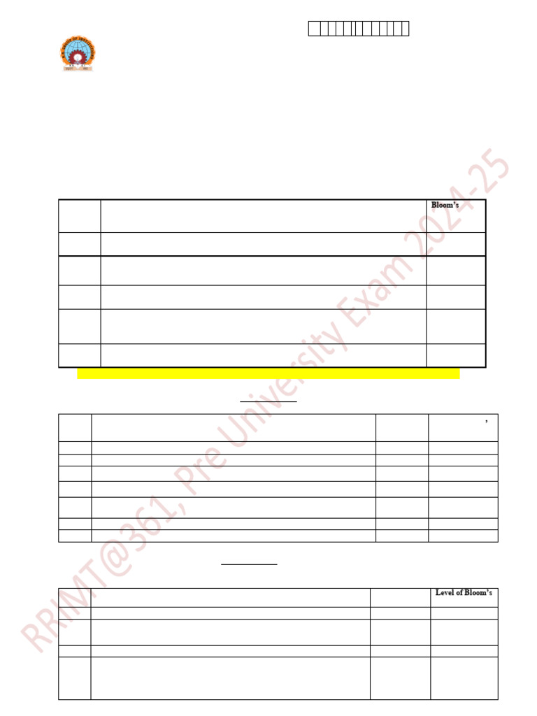 PUT DBMS_ SET B_ IT AIML CSD DEC 2024 | PDF | Databases | Database Transaction