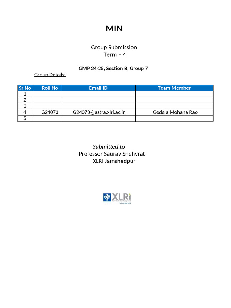 Group Submission Term - 4 | PDF