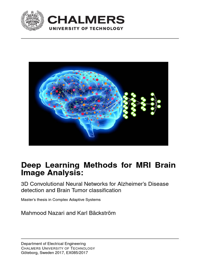 Deep Learning Methods For MRI Brain Image Analysis | PDF | Artificial Neural Network | Deep Learning