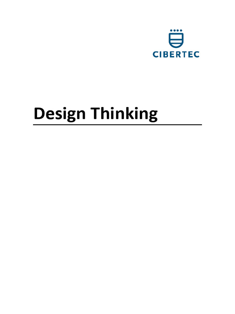 Manual del Curso - Design Thinking | PDF | El pensamiento de diseño | Diseño