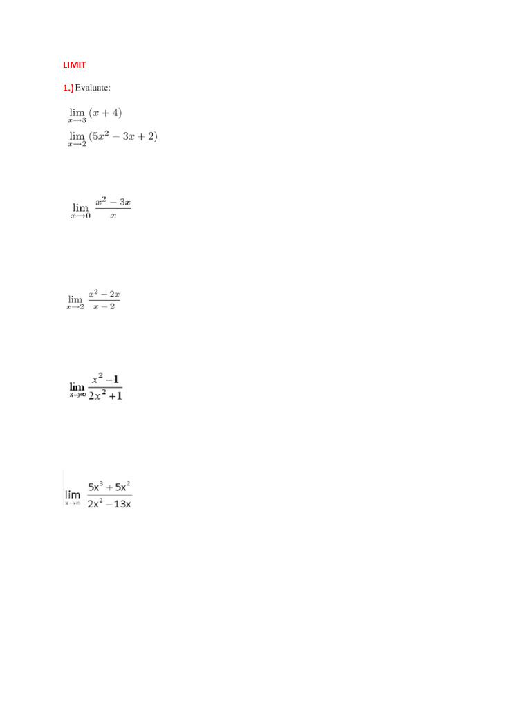 Ib Sl Derivative Quiz-222 | PDF