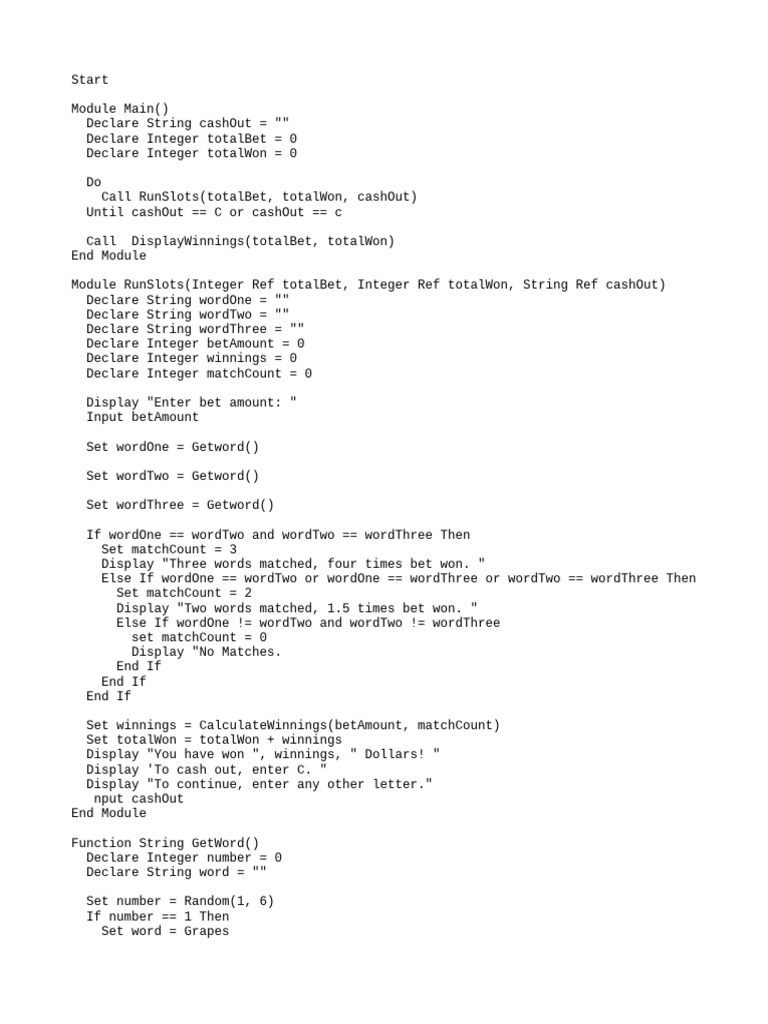 CISP300_HC6_Pseudocode | PDF | Computer Programming | Applied Mathematics