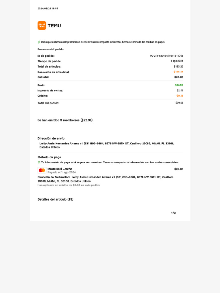 Temu Web Document | PDF