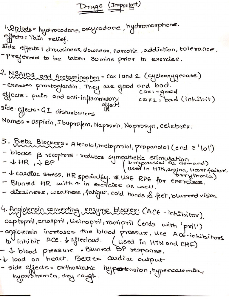 Pharma Notes | PDF