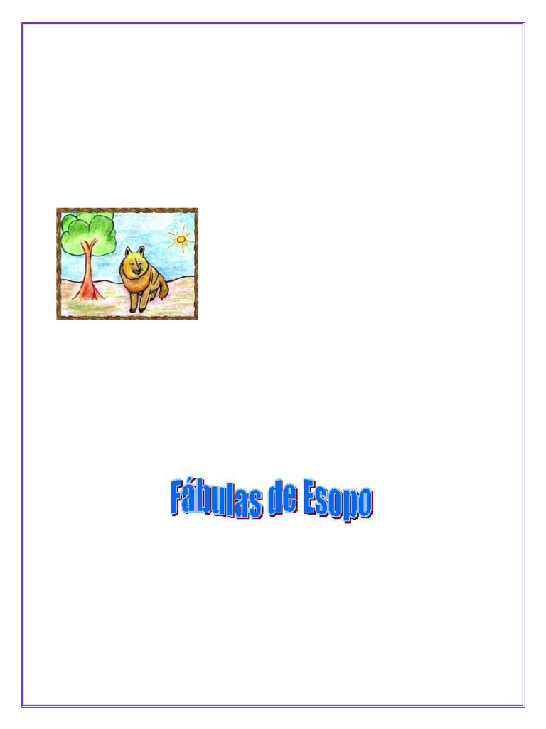 Fabulas de Esopo | PDF | León | Oveja