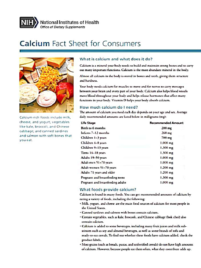 Calcium | PDF
