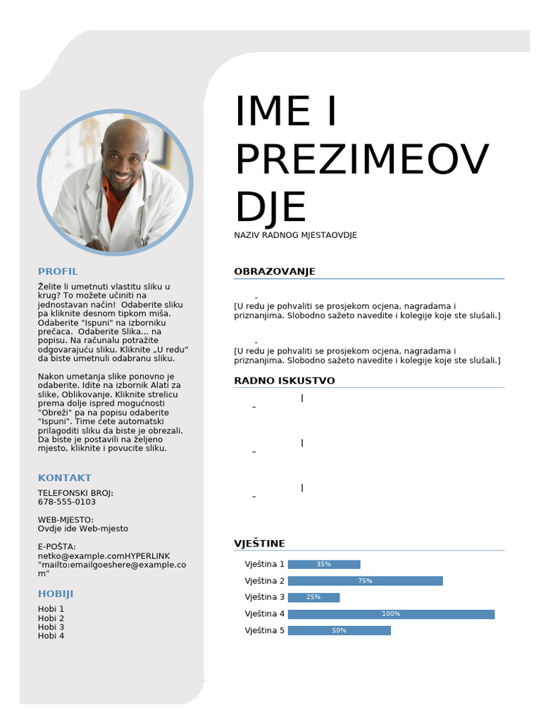 Ime I Prezime CV | PDF