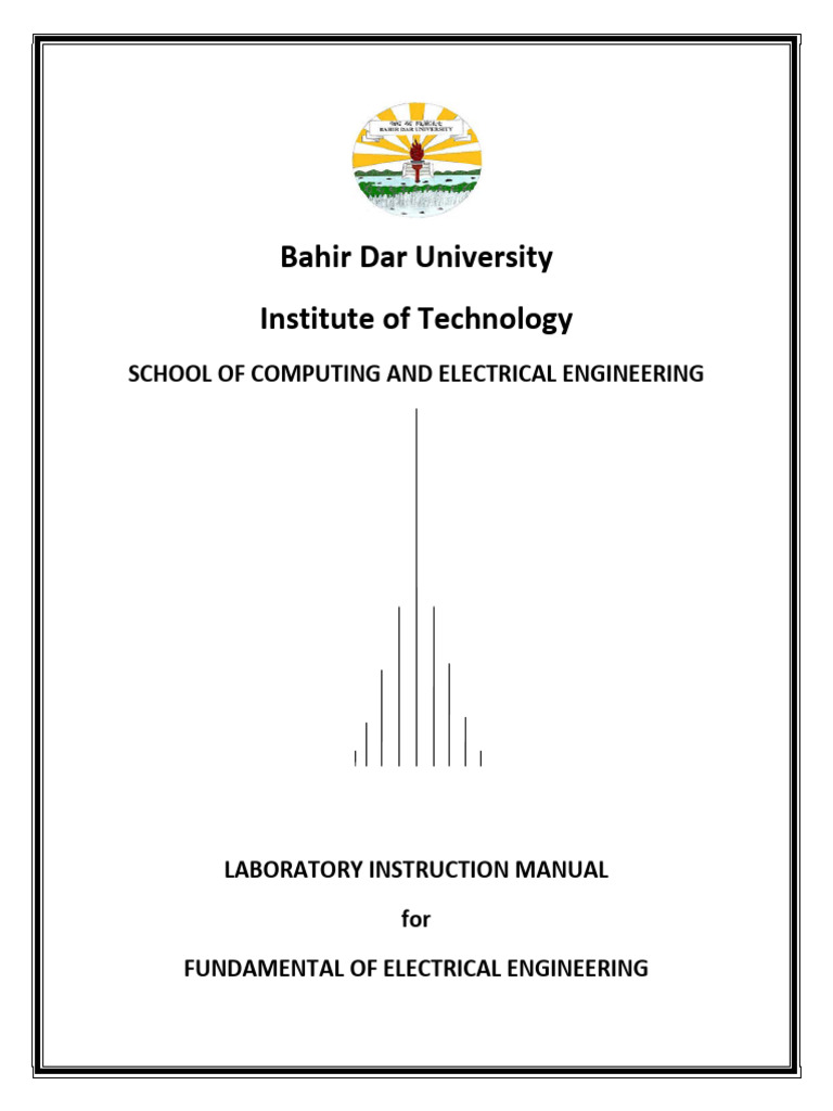 Electrical Engineering Lab Manual | PDF | Resistor | Electrical ...