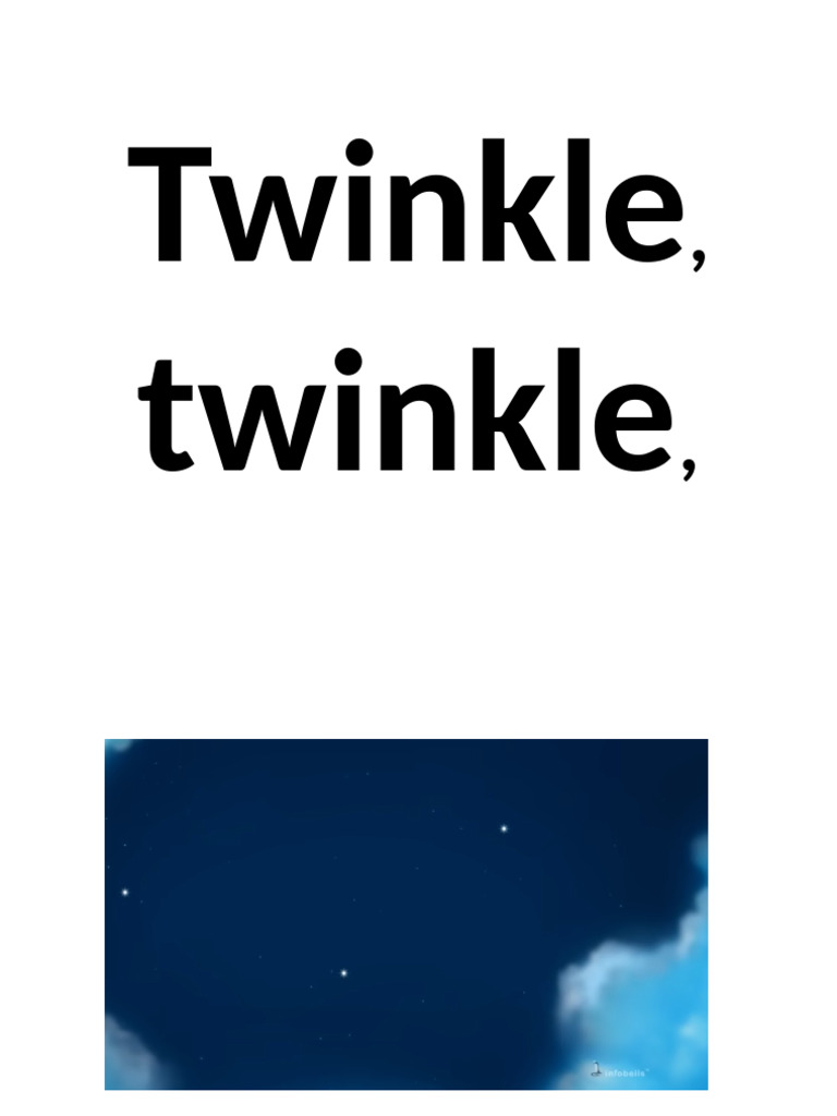 twinkle twinkle | PDF