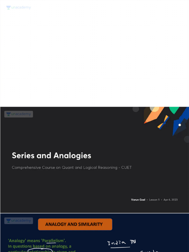 Series and Analogies With Anno | PDF