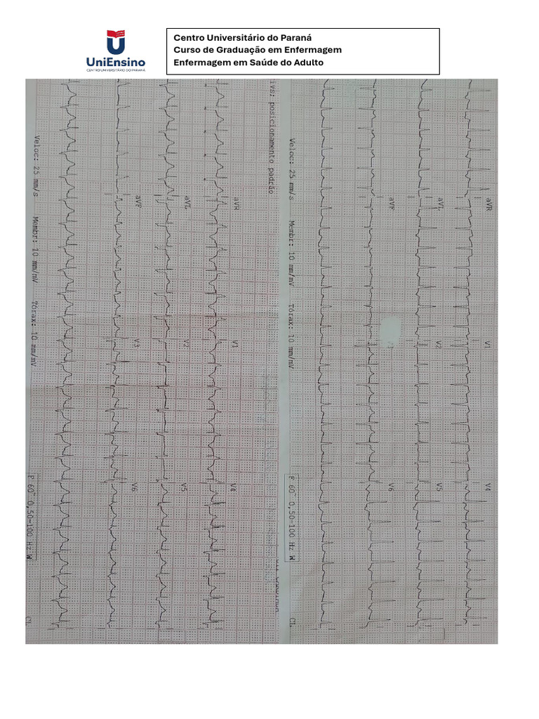 Atividade Eletro Saúde Do Adulto | PDF