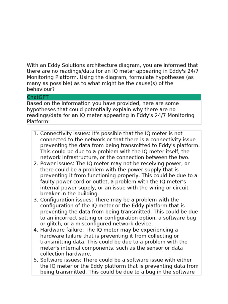 With An Eddy Solutions Architecture Diagram - Chatgpt-4 | PDF | Internet Of Things | Computer ...