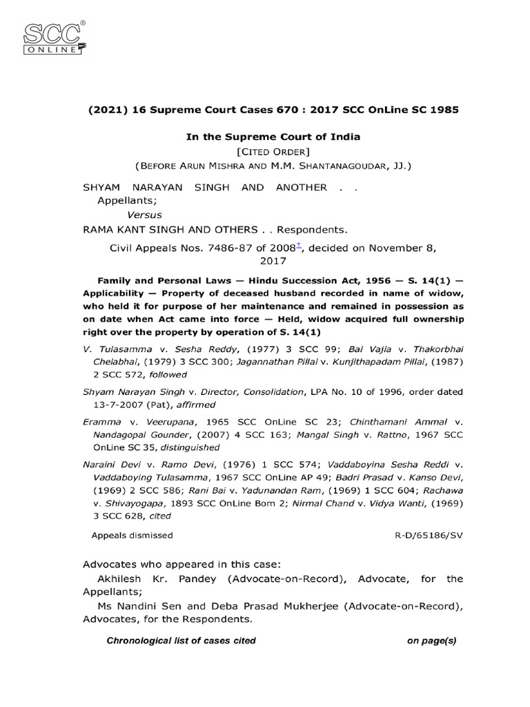 J_2021_16_SCC_670_2017_SCC_OnLine_SC_1985_rakeshbhadola679_gmailcom_20241230_001434_1_16 | PDF ...