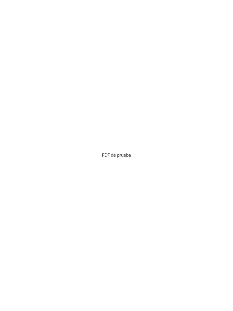 PDF Prueba | PDF