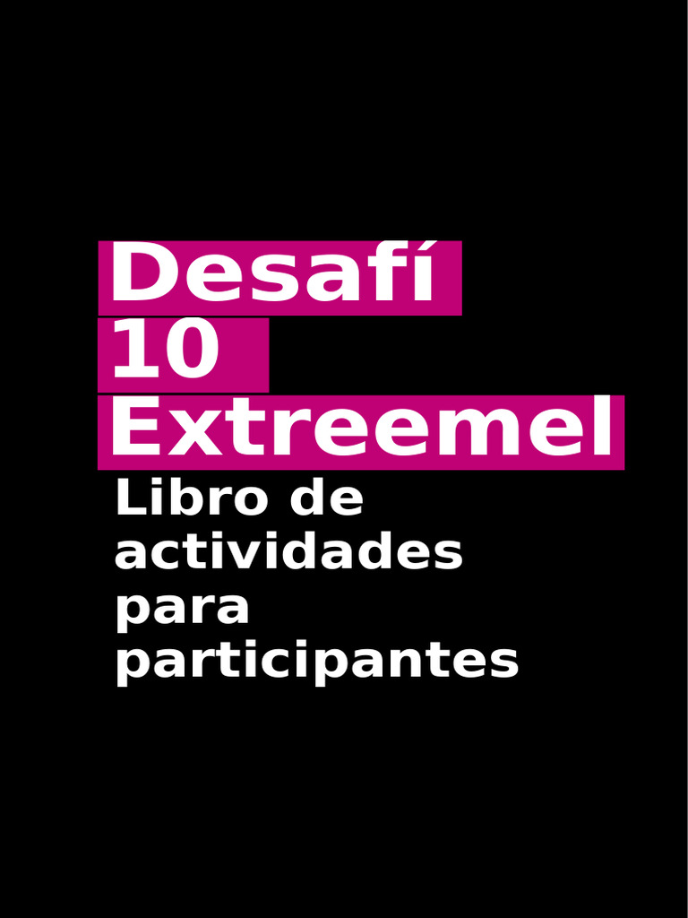 Desafío10: Actividades y Reflexión | PDF