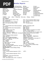 Aviation Weather Symbols Explained | PDF | Weather Forecasting | Rain
