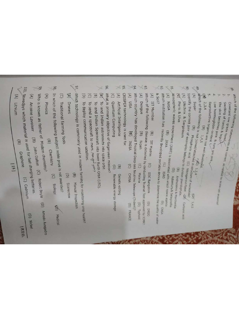 Homi Bhabha Pyq 2 | PDF