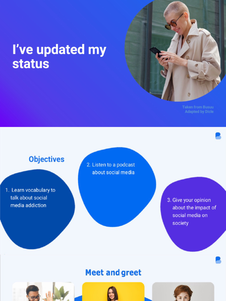 1.hafta-Ive Updated My Status-1.hafta | PDF