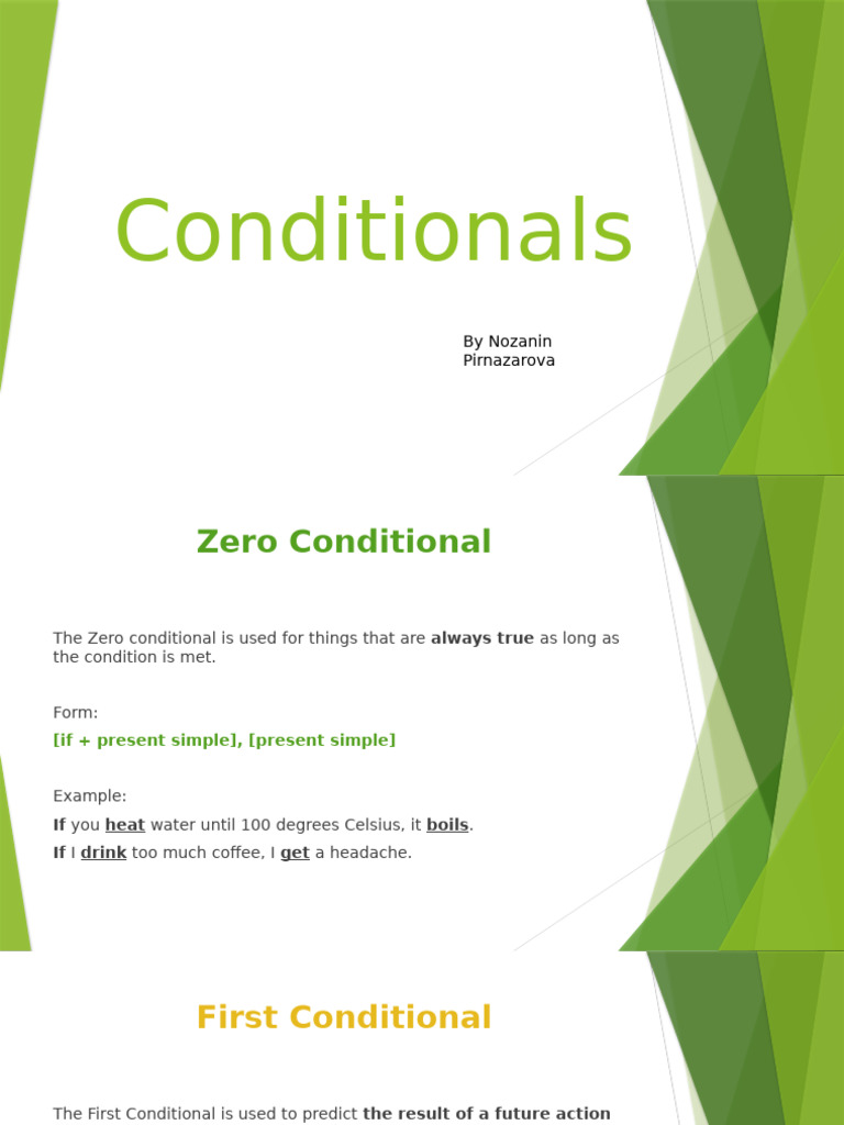 Pirnazarova N.conditionals | PDF