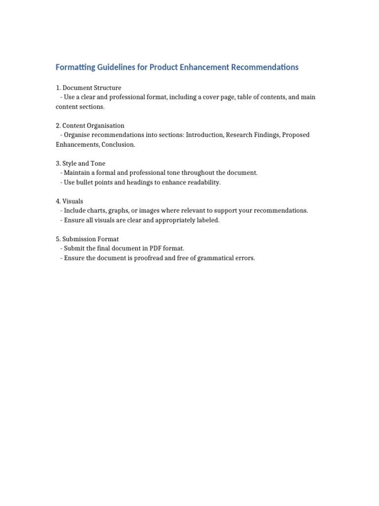 Formatting Guidelines (1) | PDF